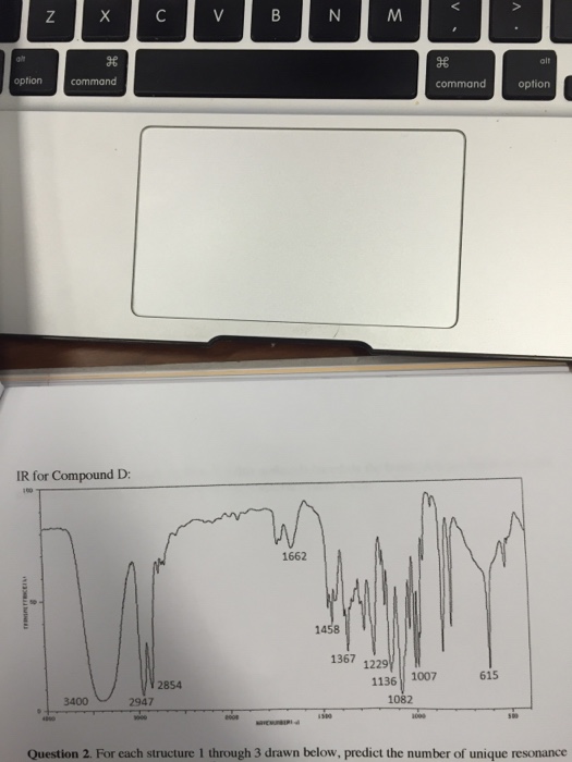 Solved IR and 13C NMR data are provided below for a series | Chegg.com