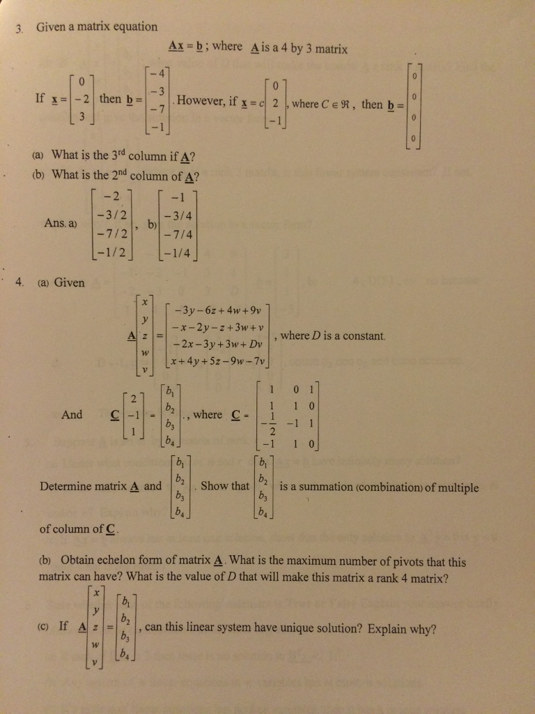 Solved Matrix: Additional questions set 2 1. A zoo | Chegg.com