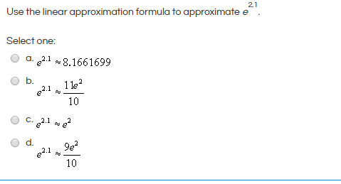 Solved Use the linear approximation formula to | Chegg.com