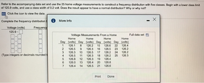 Solved Refer to the accompanying data set and use the 25 | Chegg.com