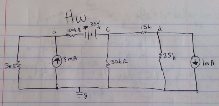 Solved Find the power balance in the circuit using node | Chegg.com