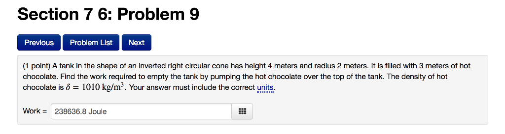Solved Section 7 6: Problem 8 PreviouS Problem List Next (1 | Chegg.com