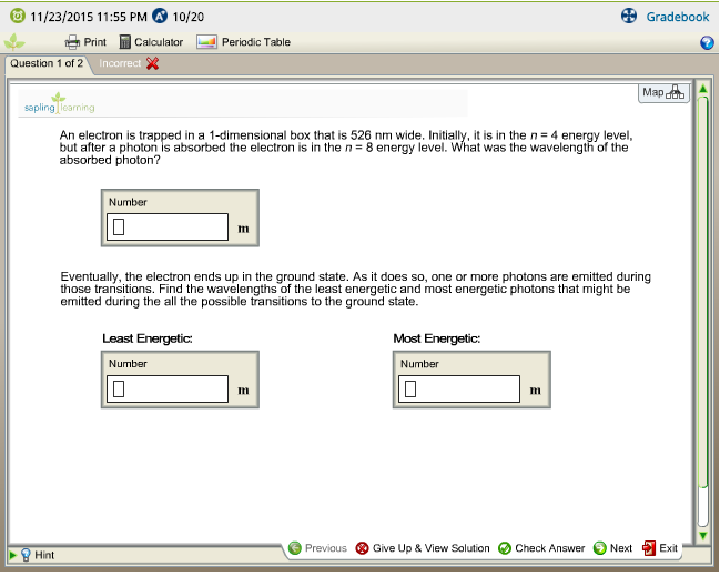 Solved An electron is trapped in a 1-dimensional box that is | Chegg.com