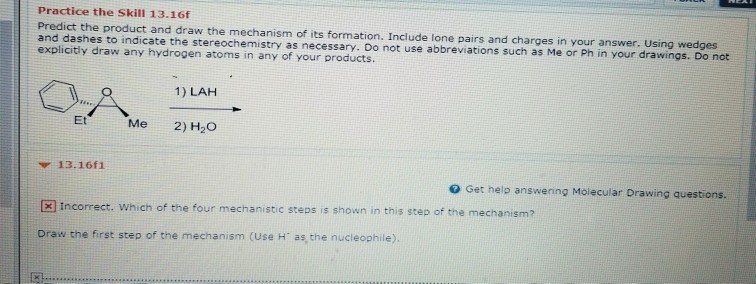 Solved Practice the Skill 13.16f Predict the product and | Chegg.com
