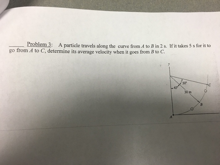 Solved A particle travels along the curve from A to B in 2 | Chegg.com