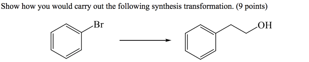 Solved Show how you would carry out the following synthesis | Chegg.com