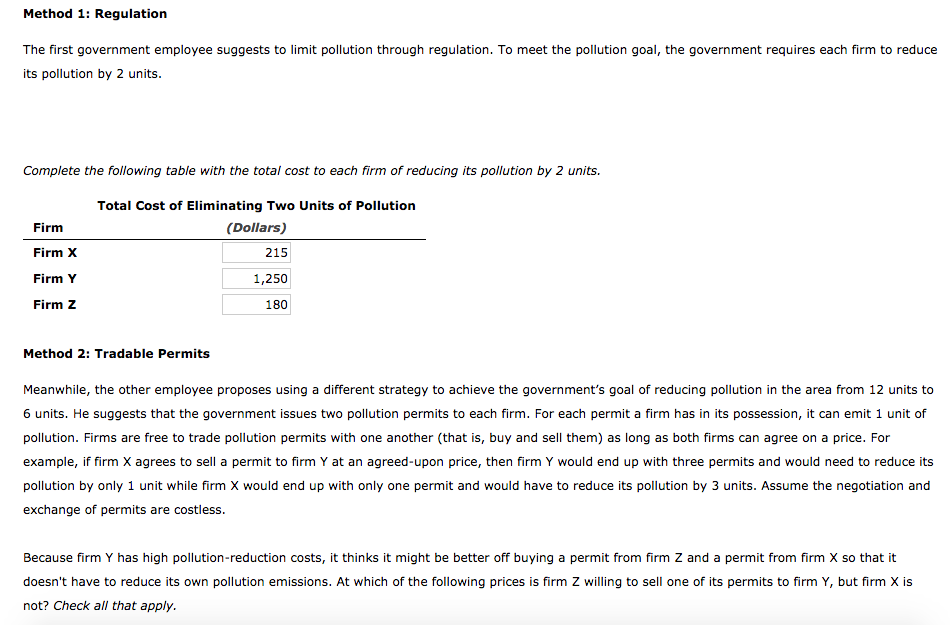 Solved Determine the total cost of eliminating six units of | Chegg.com