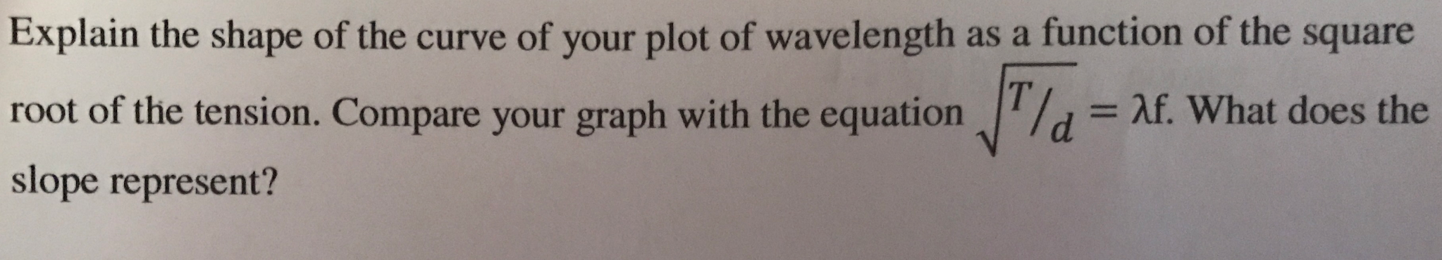 Solved Explain the shape of the curve of your plot of | Chegg.com