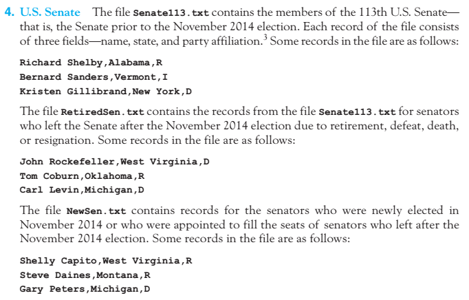 Solved Using python, write code for problem. The text files | Chegg.com