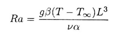 Solved (Thermal Time constant Lab) The Rayleigh number is | Chegg.com