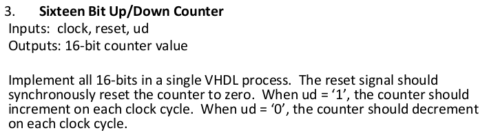 Solved Design a VHDL module for each of the following | Chegg.com