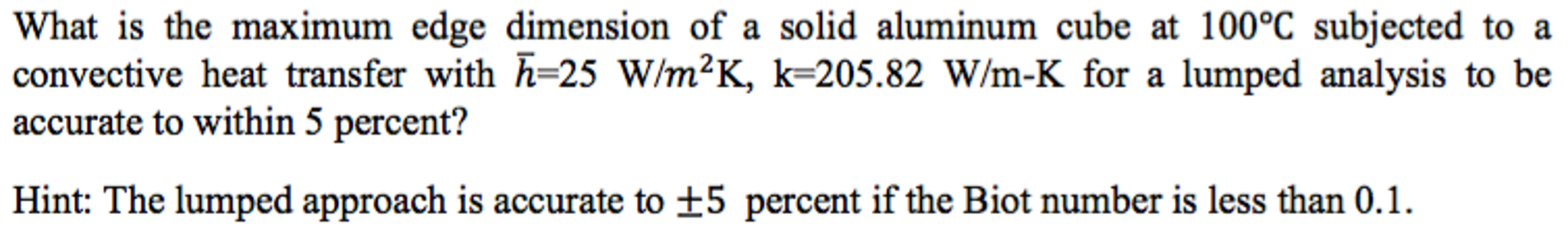 Solved What is the maximum edge dimension of a solid | Chegg.com