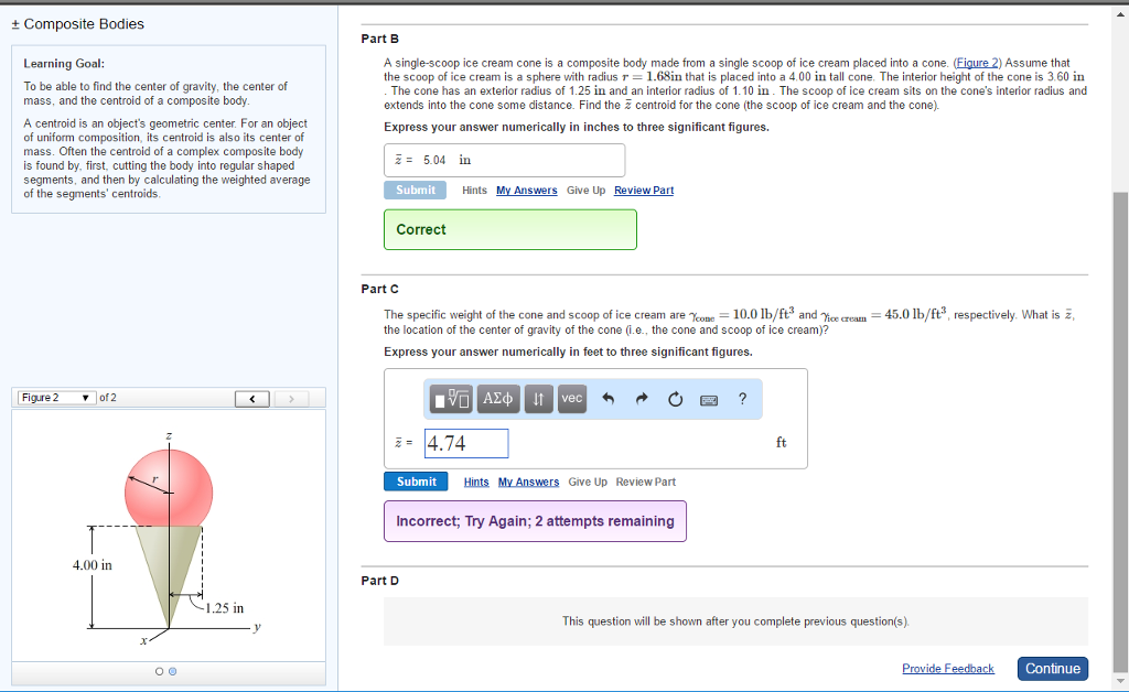 Solved Learning Goal: To be able to find the center of | Chegg.com