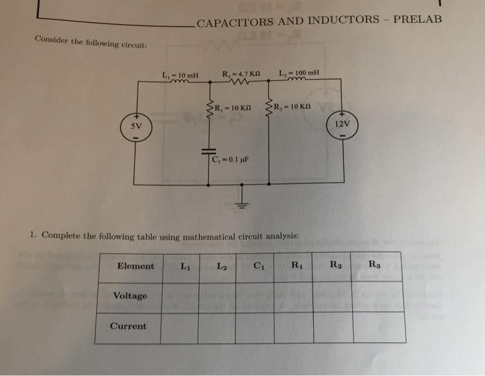 Solved Consider the following circuit: Compute the following | Chegg.com