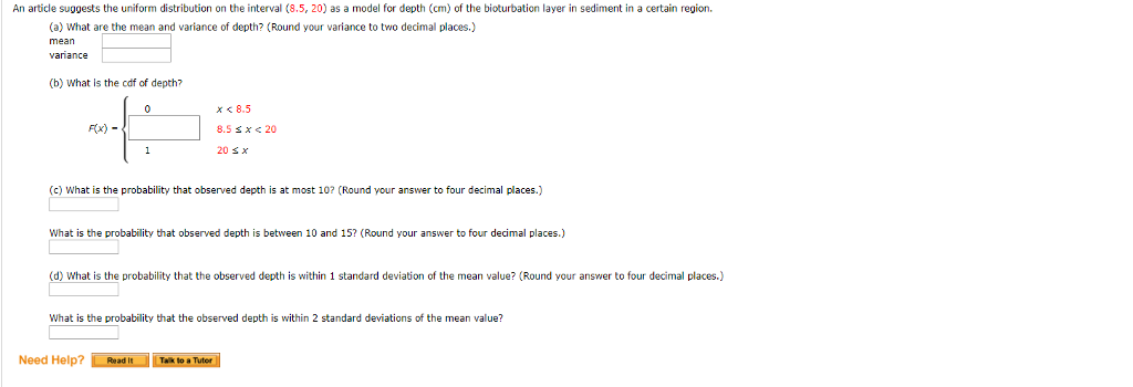 Solved An article suggests the uniform distribution on the | Chegg.com