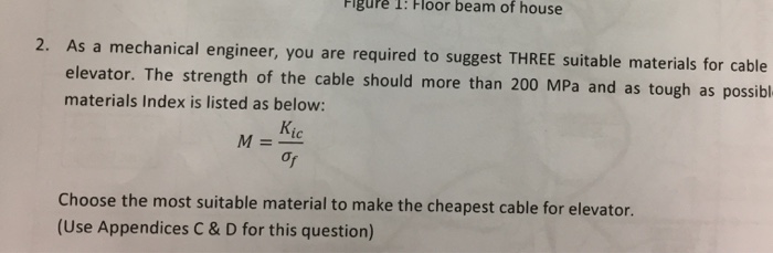 Solved As a mechanical engineer, you are required to suggest | Chegg.com