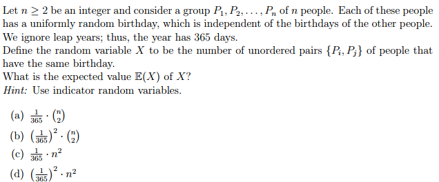 Solved Let n greaterthanorequalto 2 be an integer and | Chegg.com
