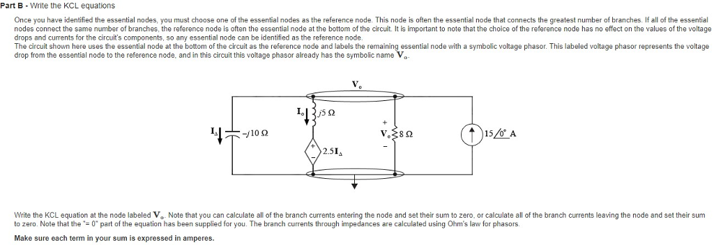Solved The Node-Voltage Method Learning Goal To use phasor | Chegg.com