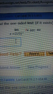 Solved Find the one-sided limit (if it exists) lim_x | Chegg.com