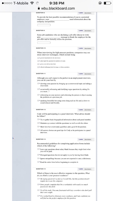 Solved To provide the best possible recommendations of you | Chegg.com