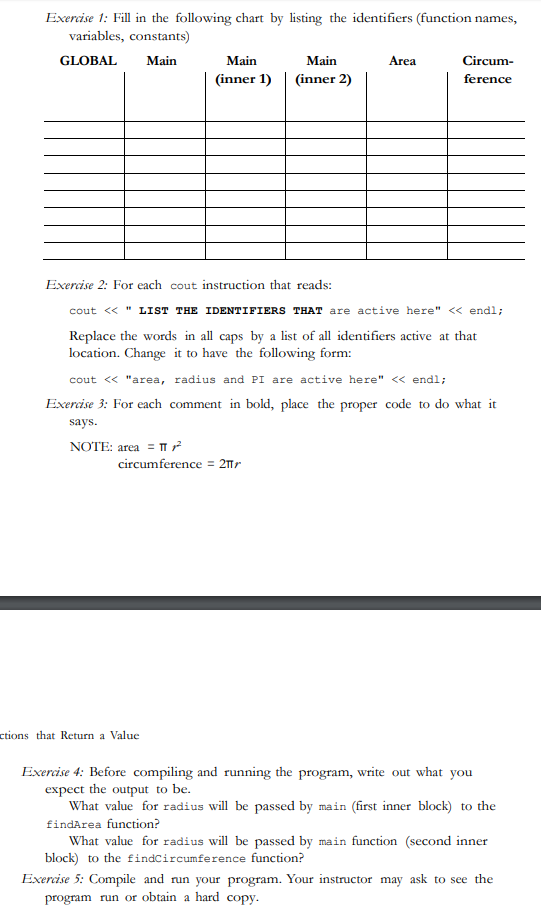 Solved LAB 6.5 Scope of Variables Retrieve program scope.cpp | Chegg.com