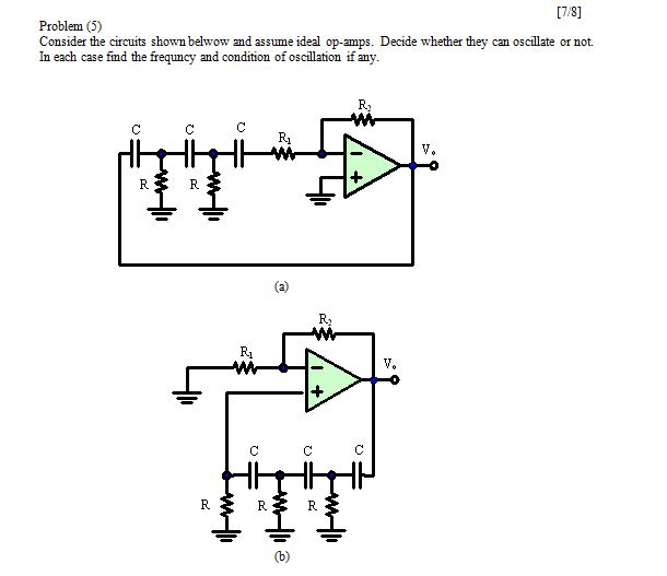 Solved Consider the circuits shown below and assume ideal | Chegg.com