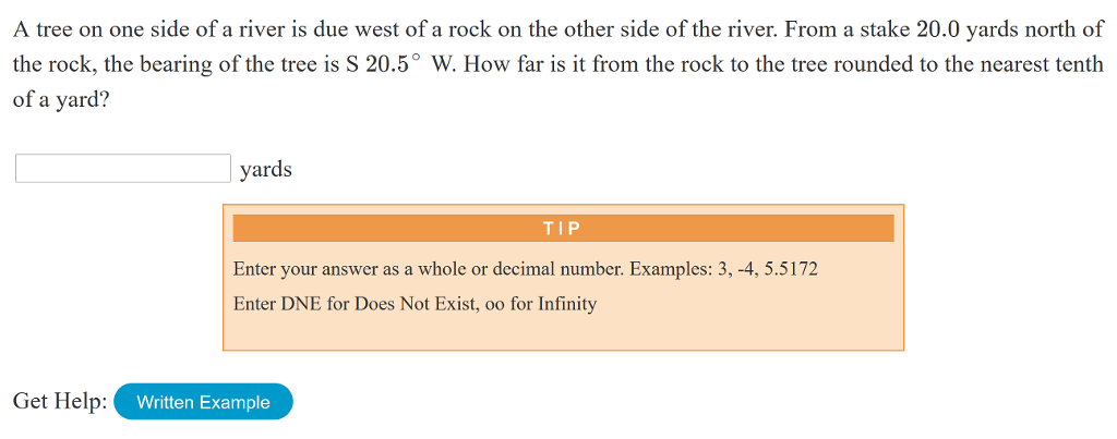 Solved A tree on one side of a river is due west of a rock | Chegg.com
