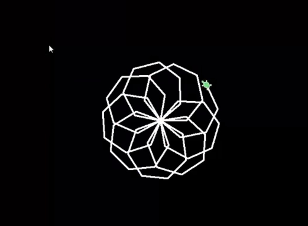 How To Draw A Flower In Python Turtle