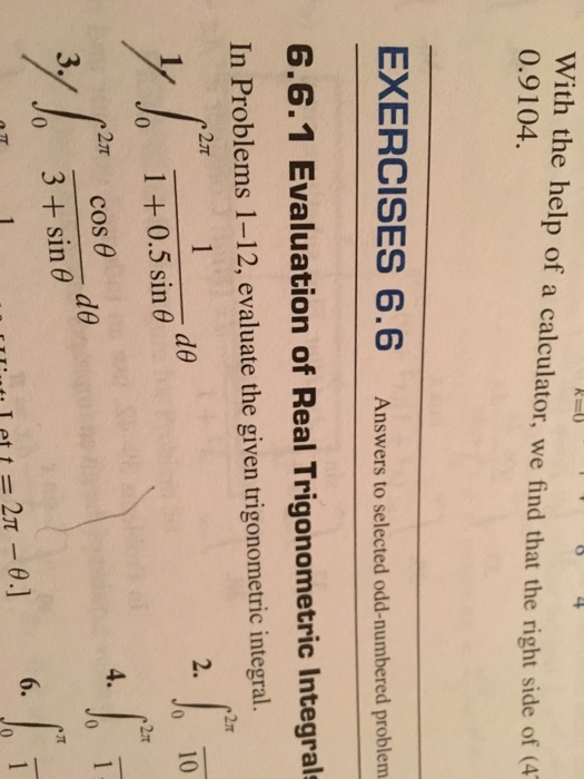 Solved Evaluate the given trigonometric integral. | Chegg.com