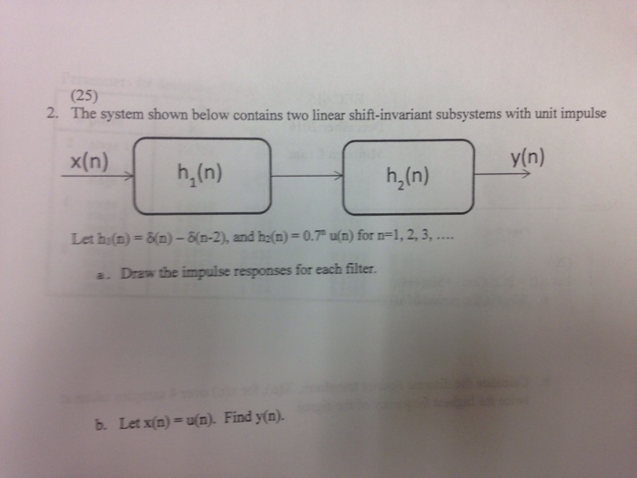 Solved The System Shown Below Contains Two Linear 