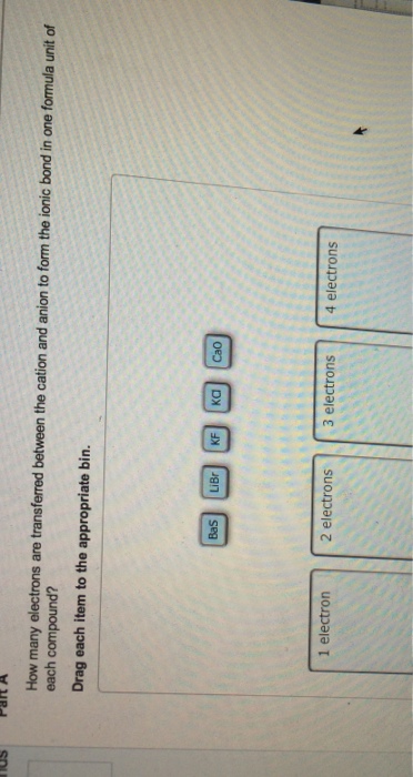 Solved How many electrons are transferred between the cation | Chegg.com