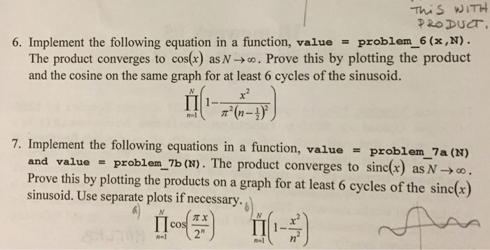Implement the following equation in a function, value | Chegg.com