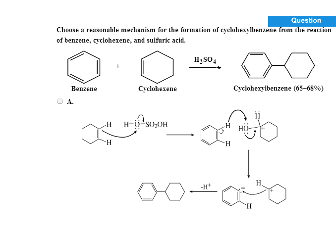 Solved Choose a reasonable mechanism for the formation of | Chegg.com