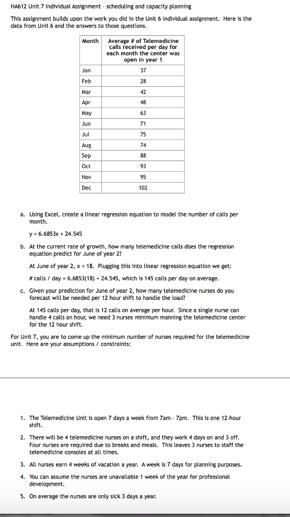 This assignment builds upon the work you did in the | Chegg.com