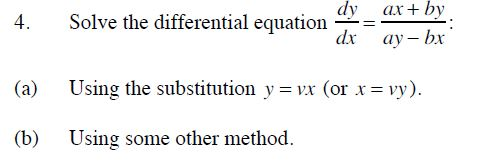 Solved Ordinary Differential Equations Problem. The Subject | Chegg.com