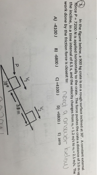 Solved In the figure below, a 900 kg crate is on a rough | Chegg.com