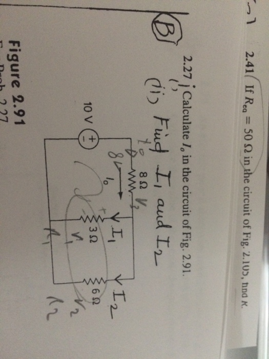 Solved For the bridge network in Fig. 2.54, find Rab and i | Chegg.com