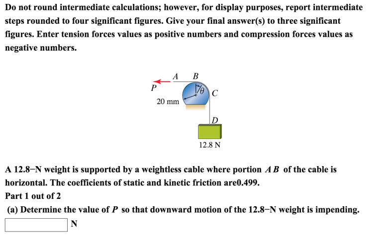Solved Do not round intermediate calculations; however, for | Chegg.com