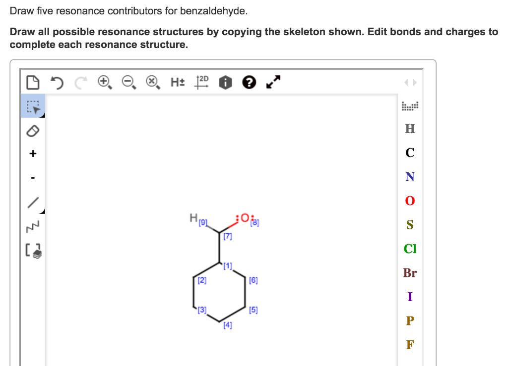 Solved Draw all possible resonance structures by copying the | Chegg.com
