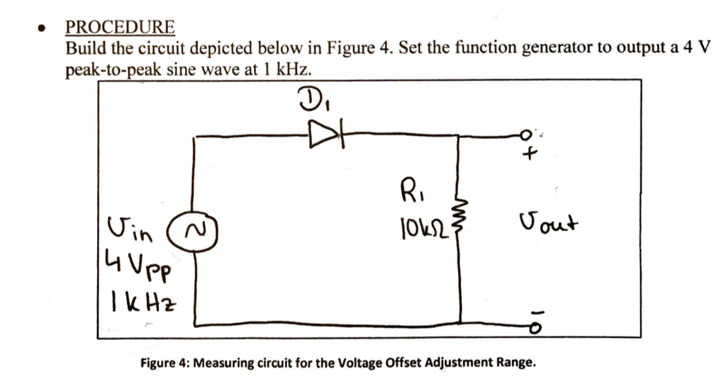 Solved PROCEDURE Build the circuit depicted below in Figure | Chegg.com