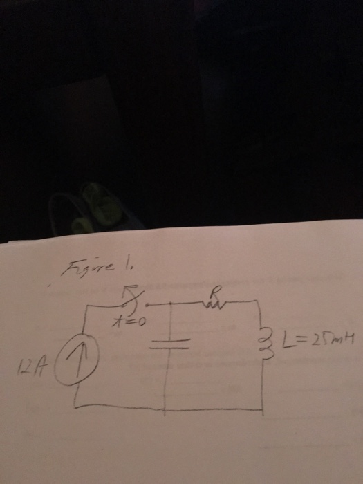 Solved 1.) (a) For the RLC series circuit shown in Figure 1, | Chegg.com