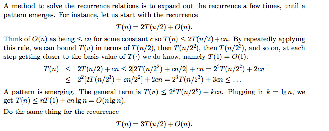 Solved A method to solve the recurrence relations is to | Chegg.com