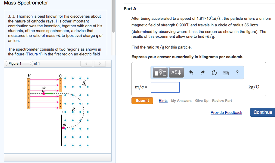 Solved Mass Spectrometer J. J. Thomson is best known for his | Chegg.com
