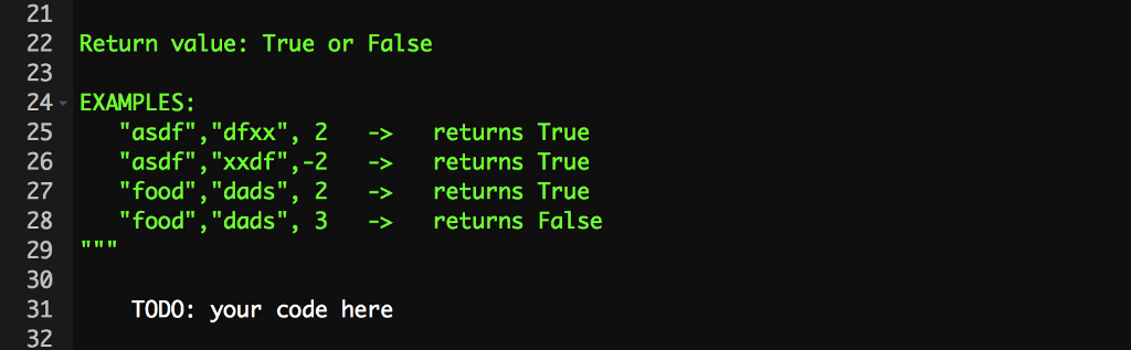 Solved check_overlap - Check to see if two strings overlap, | Chegg.com
