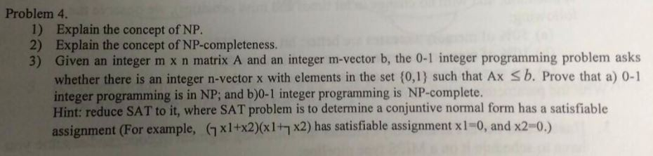 Solved 1) Explain the concept of NP. 2) Explain the concept | Chegg.com