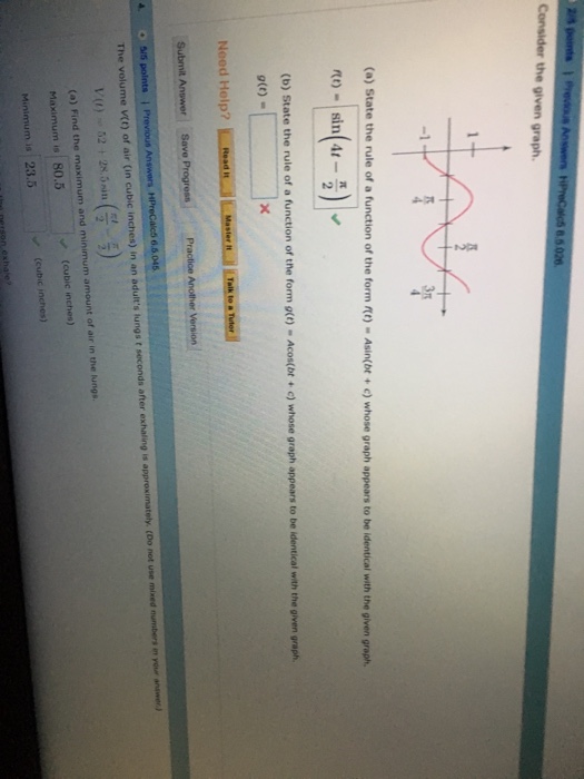 Solved Consider the given graph State the rule of a | Chegg.com