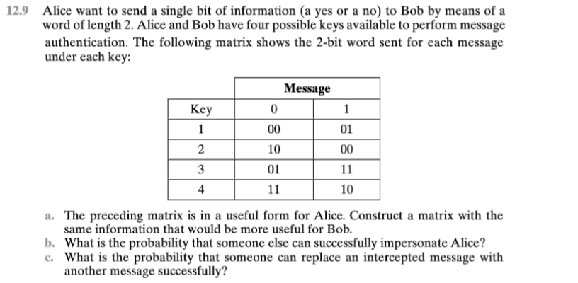 Solved Alice want to send a single bit of information (a yes | Chegg.com Solved Alice want to send a single bit of information (a yes | Chegg.com