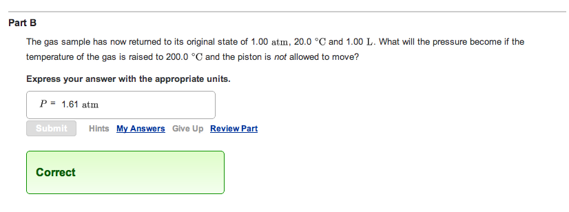 Solved What will the pressure inside the container become if | Chegg.com
