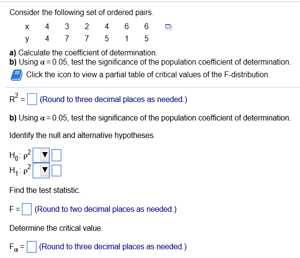 Solved Consider the following set of ordered pairs. a) | Chegg.com