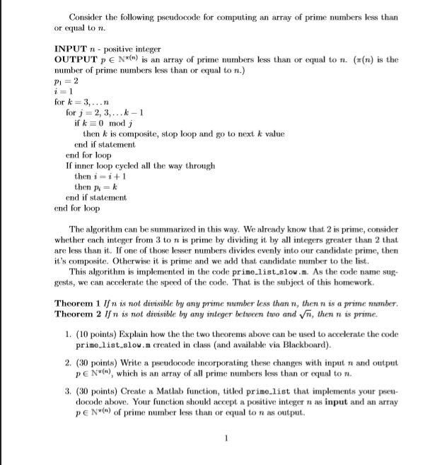 Consider The Following Pseudocode For Computing An